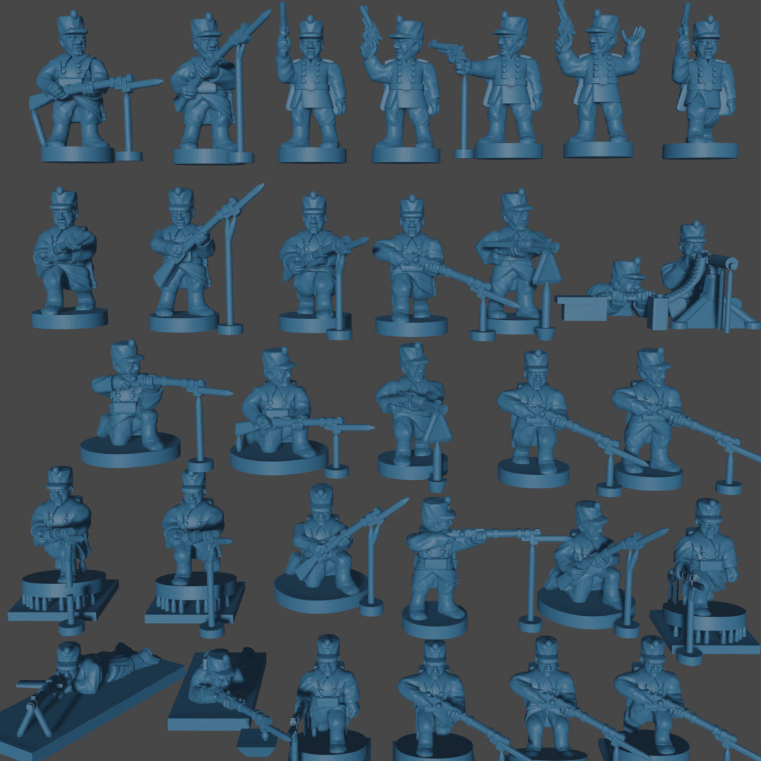 Belgian Great War Infantry (1914) - Turner Miniatures - Miniatures by ...