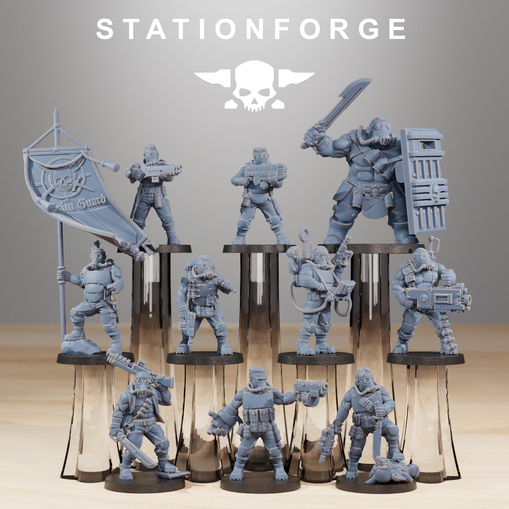 GrimGuard Hunters - StationForge - Miniatures by Only-Games.co