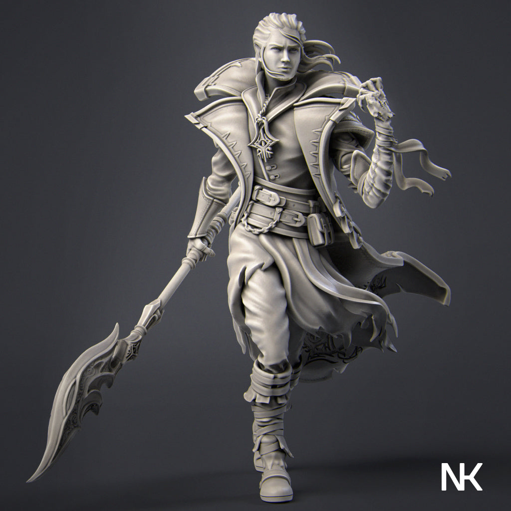 Vampire Elf Warlock - Nerikson - Miniatures by Only-Games.co
