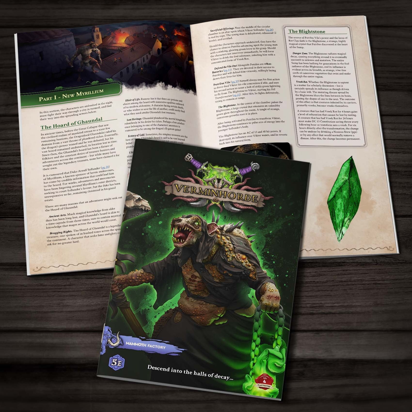 Verminhorde - 5e Adventure Booklet - Mammoth Factory - Miniatures by ...