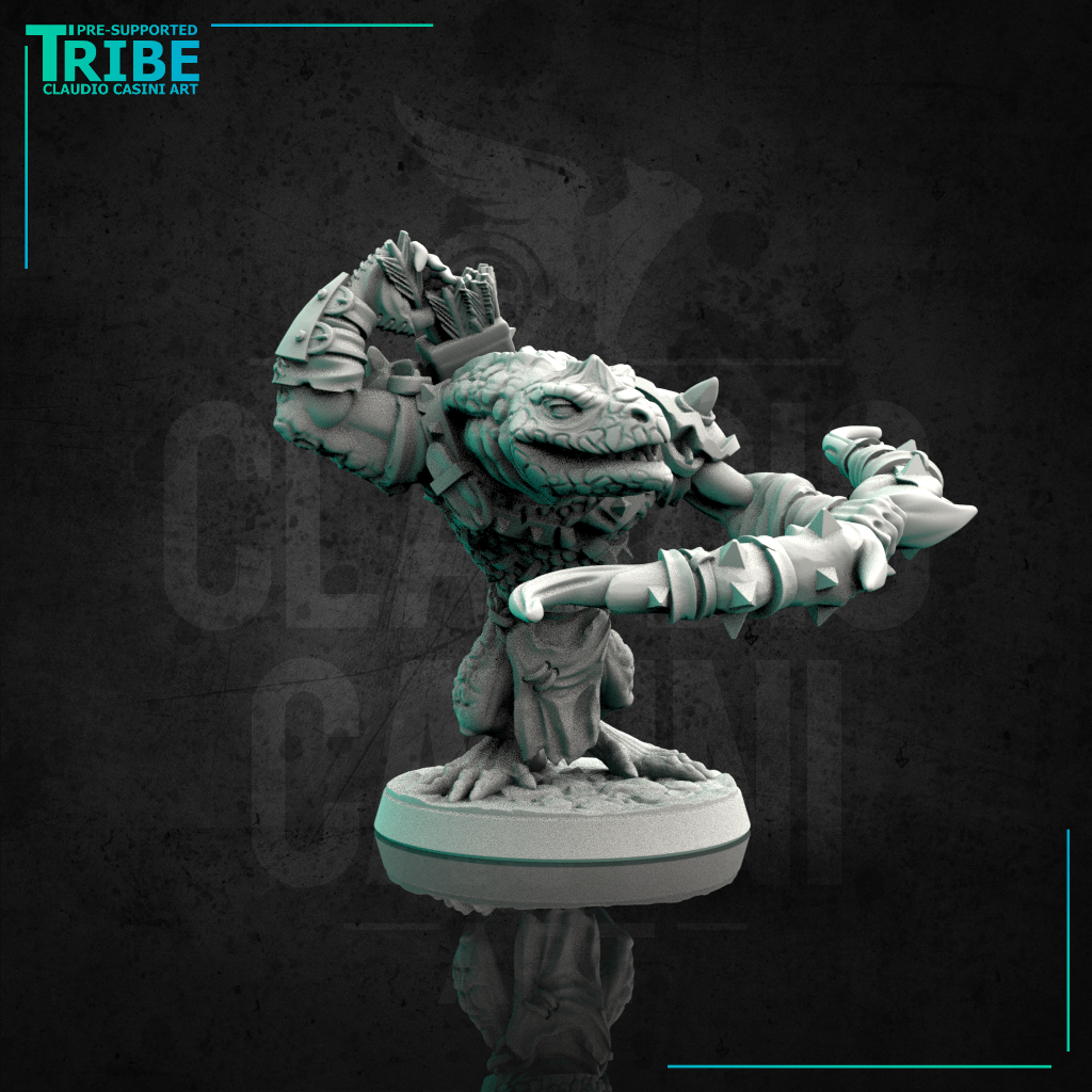 (0129) Troglodyte with bow - Claudio Casini Art - Miniatures by Only ...