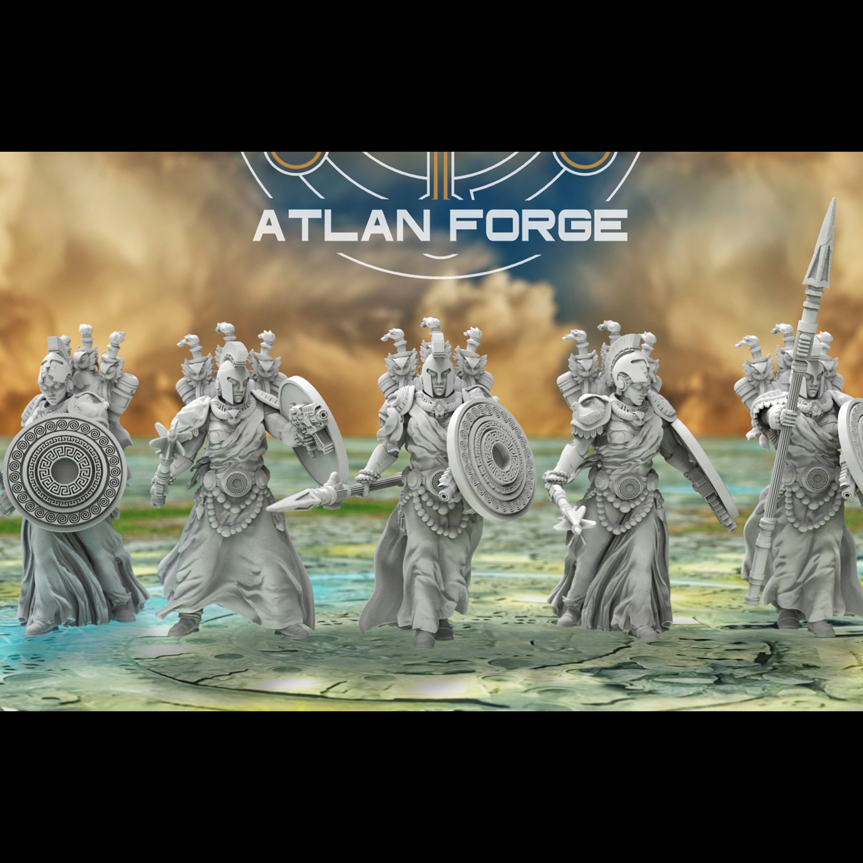 Minoan Athenai - Atlan Forge - Miniatures by Only-Games.co