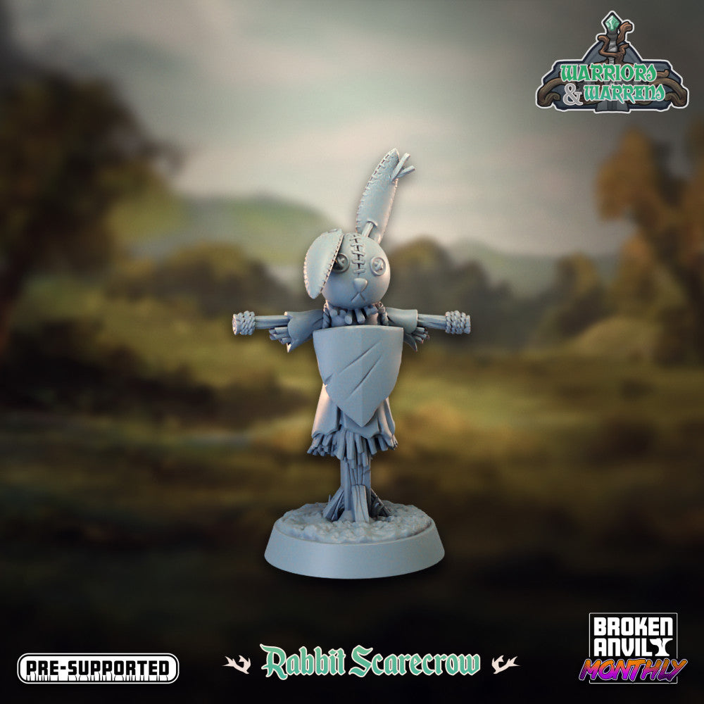 Warriors and Warrens- Rabbit Scarecrow - Broken Anvil Miniatures ...