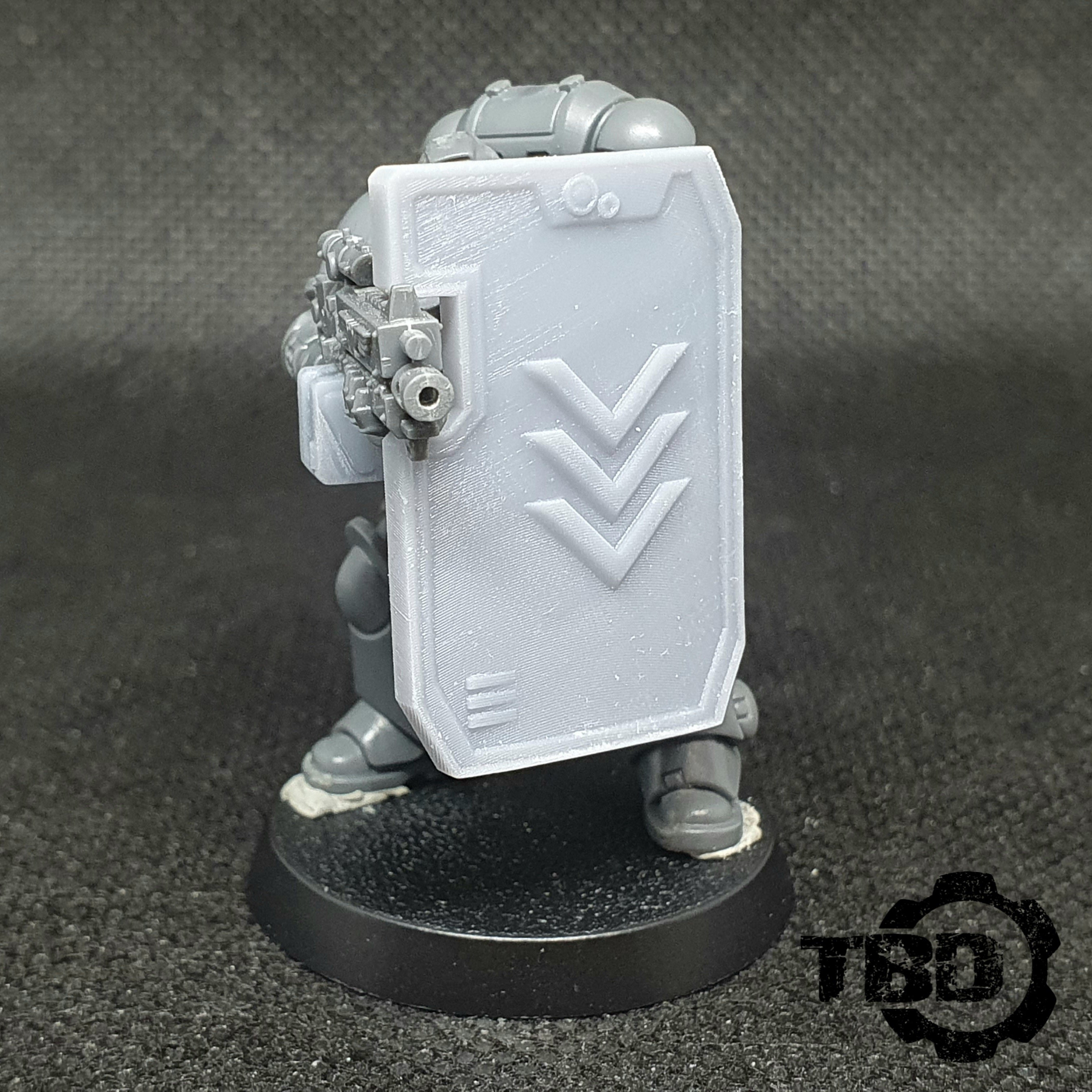 Retributors Breacher Shield V1 - Chevrons X5 - Tight Bore Designs ...