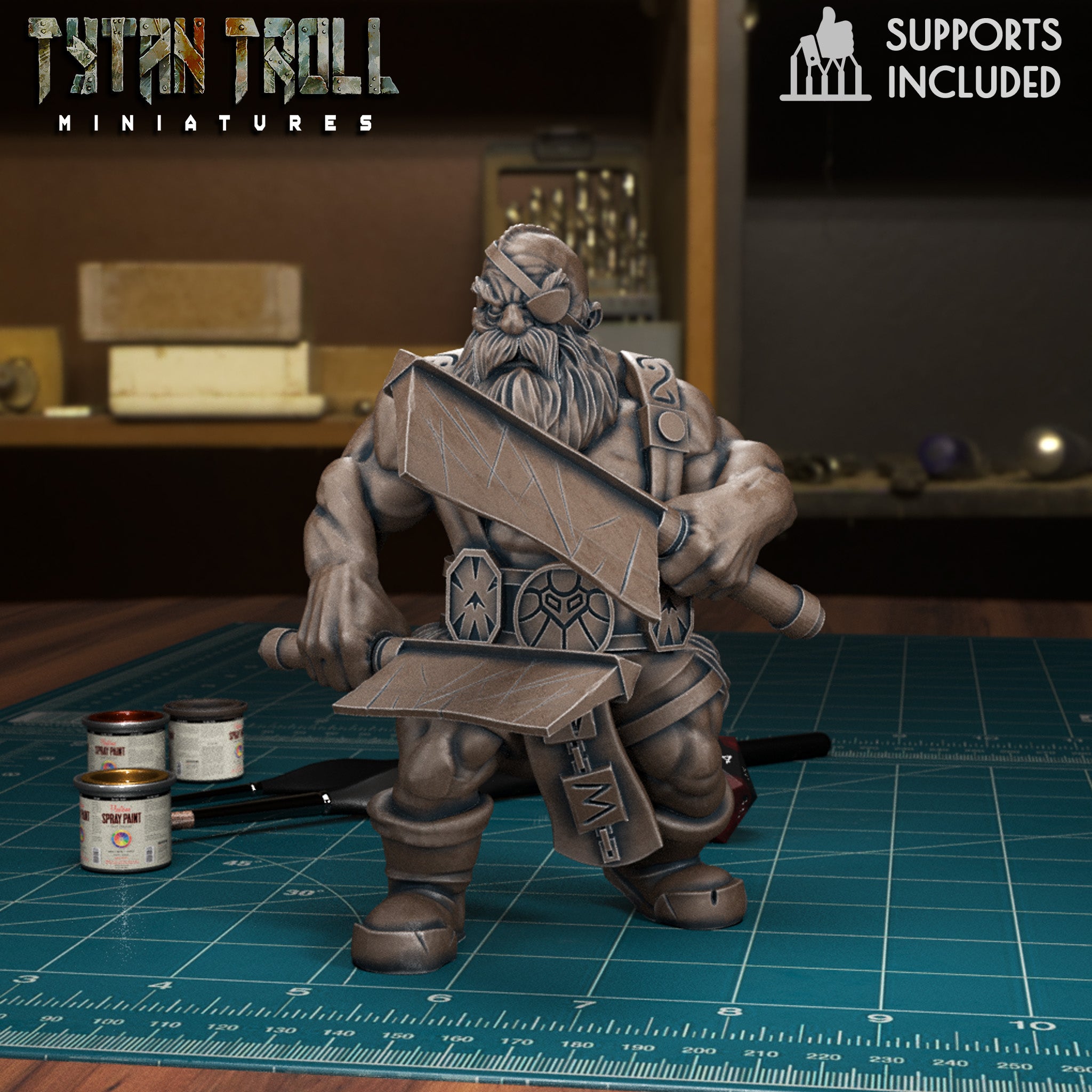 Dwarf Cleavers - TytanTroll Miniatures - DnD - Fantasy - TytanTroll ...