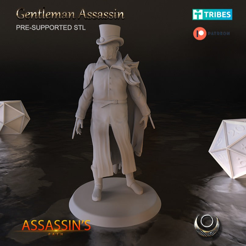Gentleman Assassin - Spirit of Resin - Miniatures by Only-Games.co