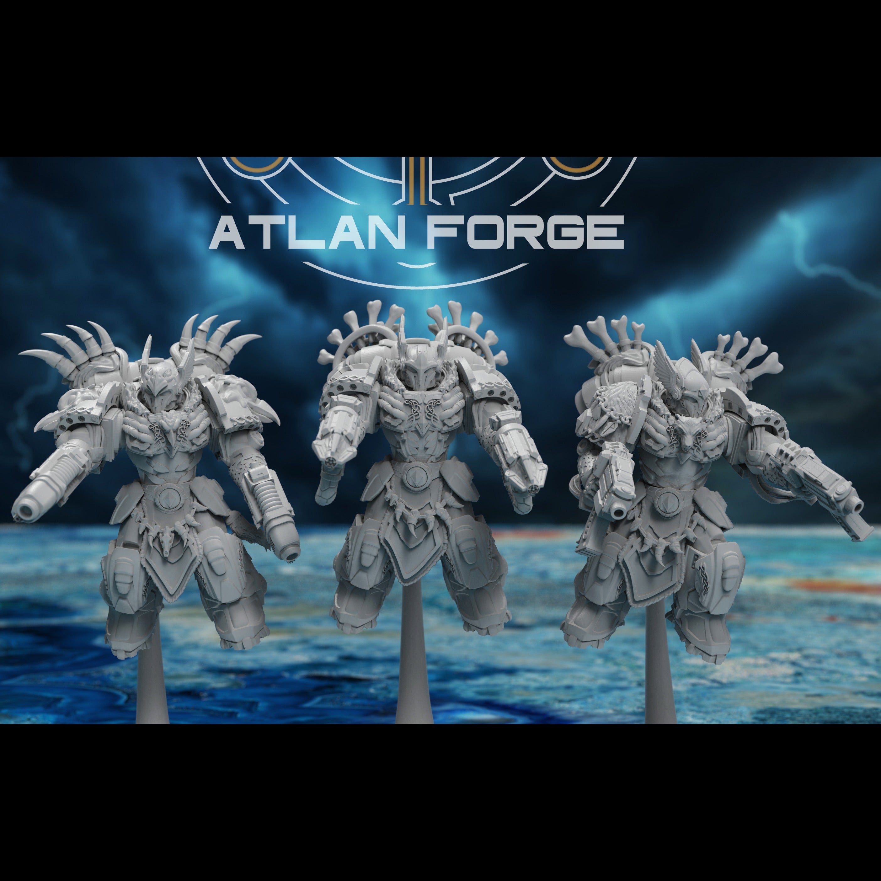Asgardian Storm Aegis - Atlan Forge - Miniatures by Only-Games.co