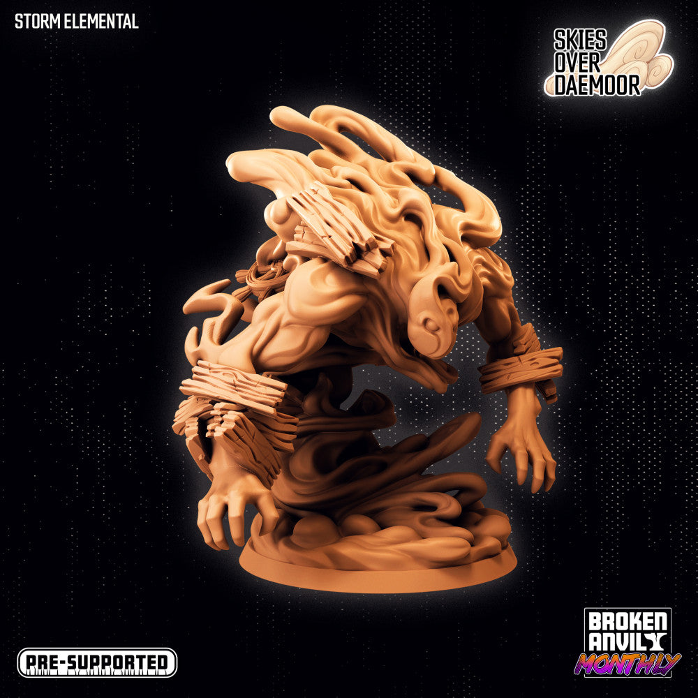 Skies Over Daemoor - Storm Elemental - Broken Anvil Miniatures ...