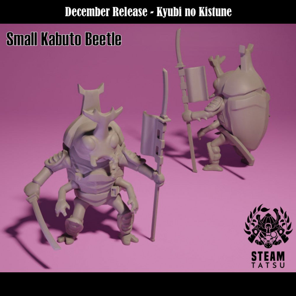 Small Kabuto Beetle - SteamTatsu - Miniatures by Only-Games.co