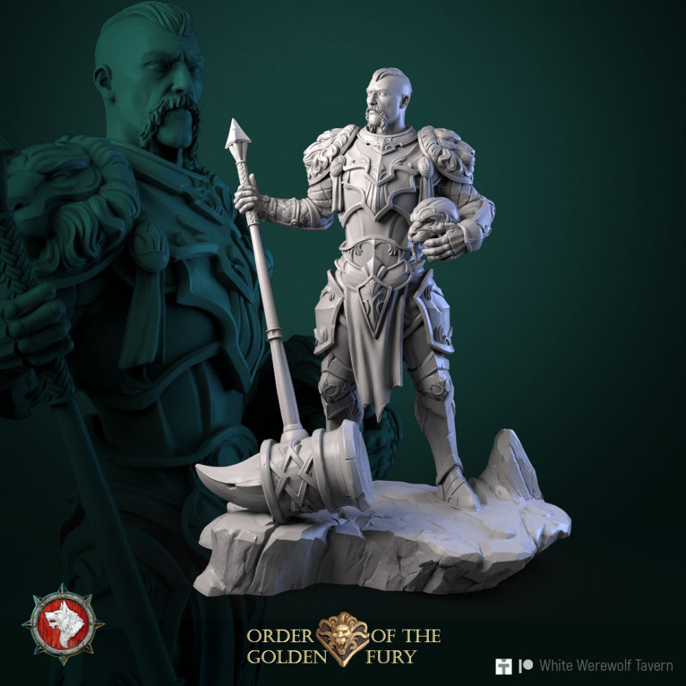 Dukas Scarlet 32mm and 75mm pre-supported + dnd 5e stats block - White ...